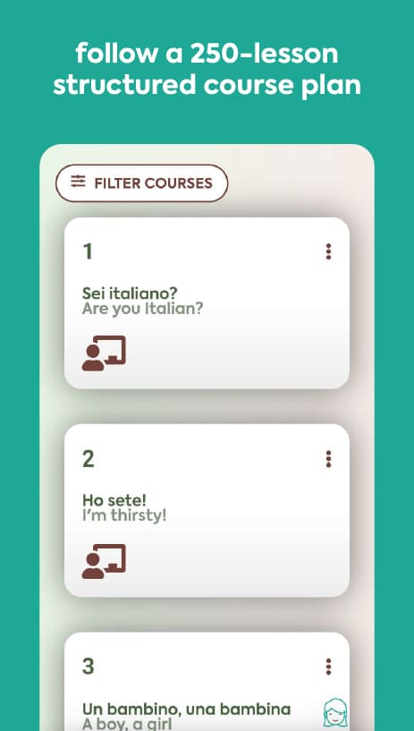 Think In Italian App - Install for Free