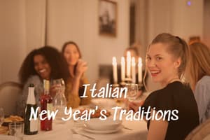 How to say Happy New Year in Italian