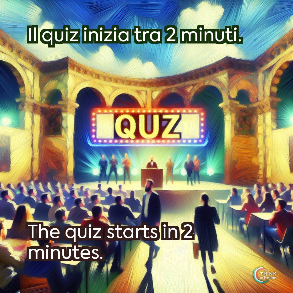 Italian language quiz for total beginners (level A0-A1)