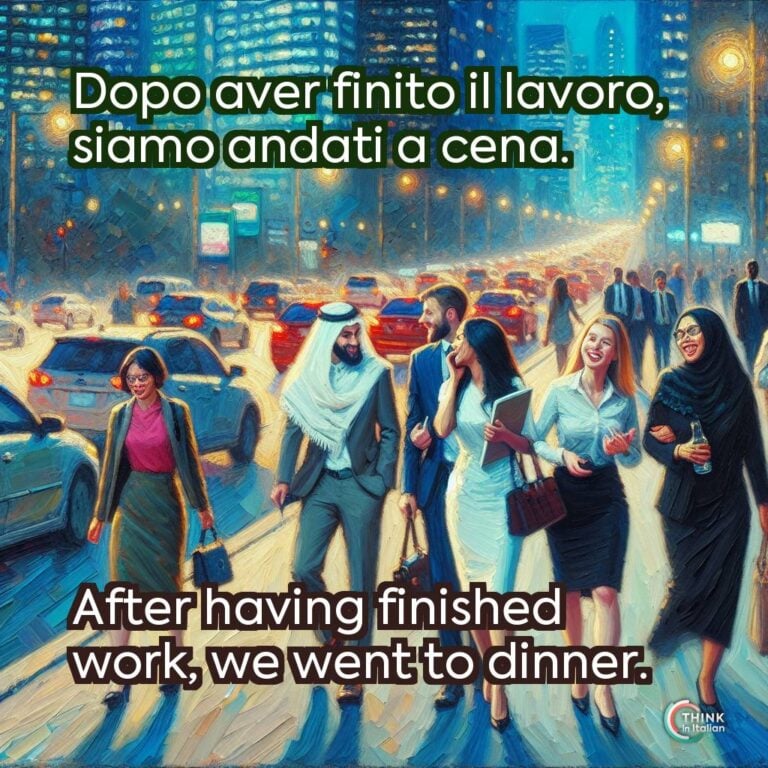 The Past Infinitive II: Italian grammar lesson 237