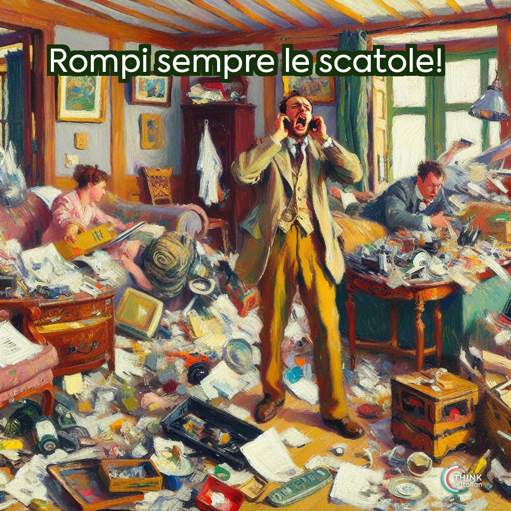 "Rompere" in Italian slang - what does it mean?